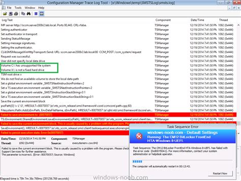 How Can I Reinstall BitLockered UEFI Computers Using Network Boot And System Center R