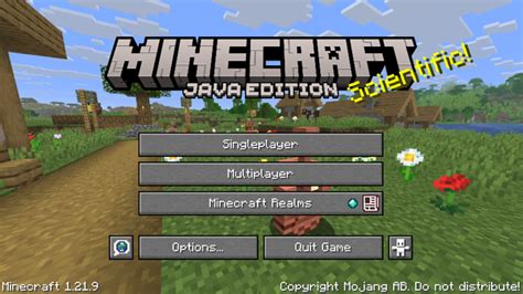 Tutorial Menu Screen Java Edition Minecraft Wiki