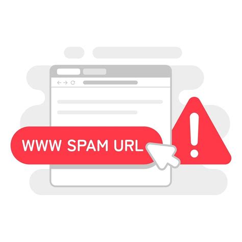 don t click spam url suspicious and dangerous hyperlink concept