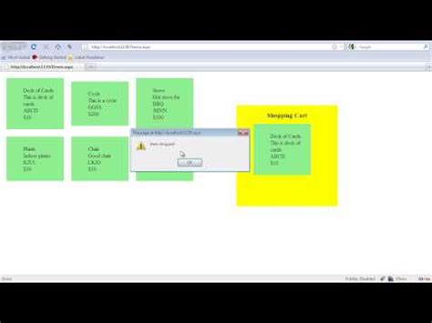 Implementing Drag And Drop Using JQuery Library YouTube
