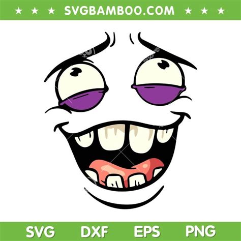 Funny Grimace Face Svg Png