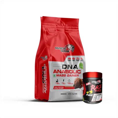 Muscle Garage Dna Anabolic Mass Gainer Muscle Growth And Recovery 45