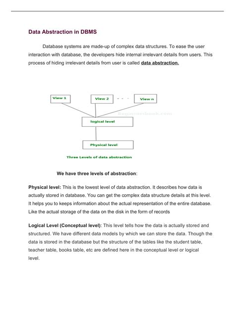 Class Notes On Database Management System Computer Organization Stuvia Us