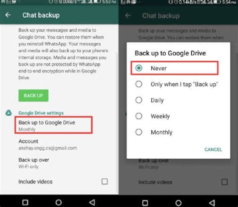 How To Stop Whatsapp Backup On Iphone Android