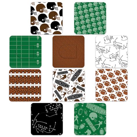 Omnipod Football Mix Design Patches Rockadex