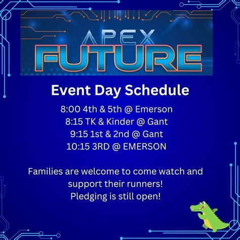Minnie Gant Elementary 𝗣𝗟𝗘𝗗𝗚𝗜𝗡𝗚 𝗜𝗦 𝗡𝗢𝗪 𝗢𝗣𝗘𝗡 For Our Apex Fun Run