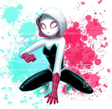 Artstation Gwen Stacy Fanart