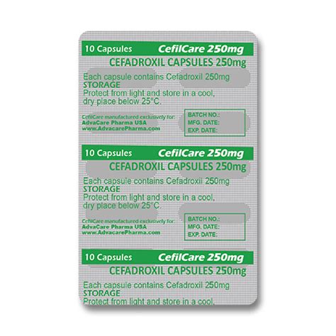 Cefadroxilo Cápsulas Fabricante Advacare Pharma