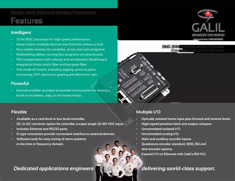 Galil Single Axis Motion Controller Brochure Ppt