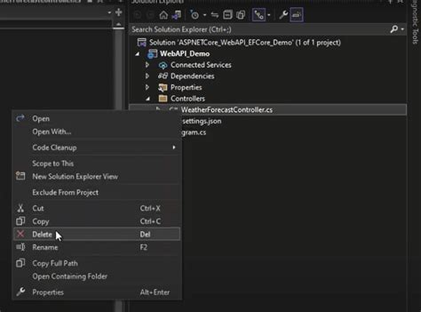 Get Started With Aspnet Core Web Api With Entity Framework Core