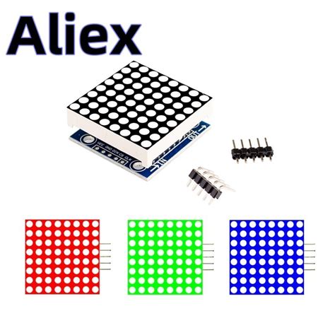 Max7219 Dot Matrix Module Microcontroller Module Diy Kit Mcu Led