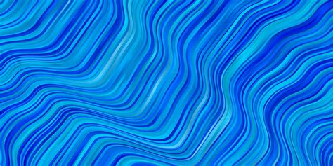 Light Blue Vector Template With Wry Lines Illustration In Abstract Style With Gradient Curved