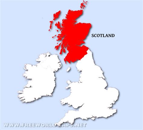 Scotland Physical Map