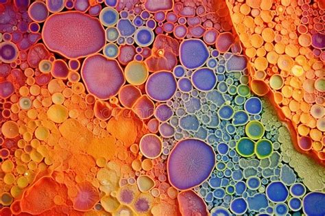 Microscopic View Generative Ai Stock Image Image Of Creative