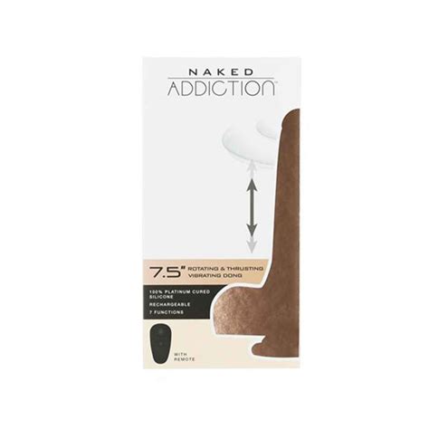 Naked Addiction The Freak Vibrating Rotating And Thrusting Dildo Wit
