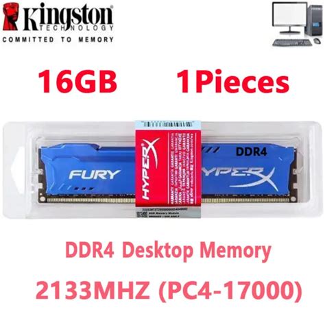 Hyperx Fury Ddr4 16gb 2133 Pc4 17000 Desktop Ram Memory Dimm 288pin 1 Hyperx Fury Ddr4 16gb 2133 Pc4 17000 Desktop Ram Memory Dimm 288pin 1