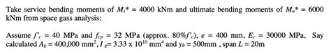 Solved Can You Please Calculate The Mid Span Deflection Of