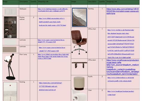 Sample List Of Office Furniture At Beth Barnard Blog