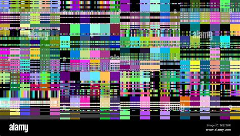 Seamless Glitch Texture Background Tv Video Game Or Computer Screen