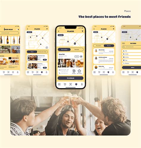 Mobile App BEER NEAR On Behance