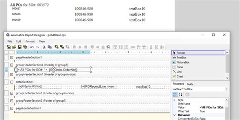 Subreport Prints But No Values Being Passed To The Main Report