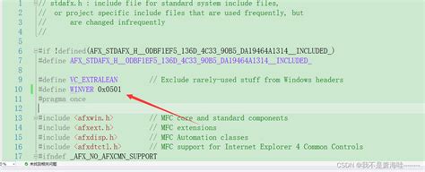 error mfc does not support winver less than 0x0501 错误2error c1189