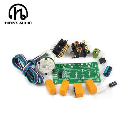 Hifivv Audio Assembled Audio Switching Board 4 Select 1 Audio Input