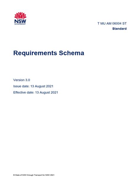 Ts 01470 000 Requirements Schema Pdf Verification And