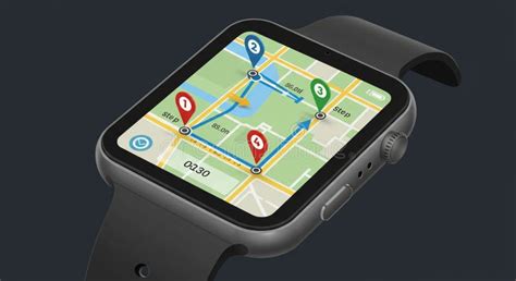 Smartwatch Map Stock Illustrations 1402 Smartwatch Map Stock