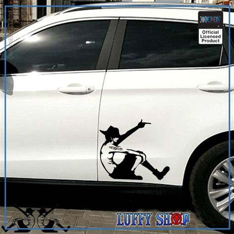 One Piece Anime Car Sticker Portgas D Ace Official Merch One Piece Store