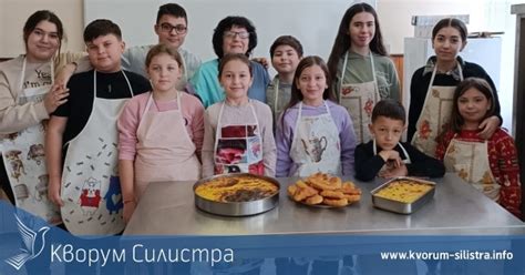 Деца от село Коларово се учат да готвят вкусни ястия Кворум Силистра