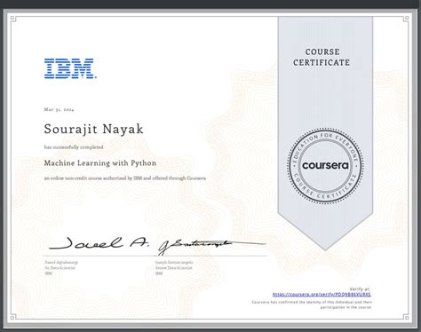 sourajit nayak on linkedin machinelearning python ibm coursera