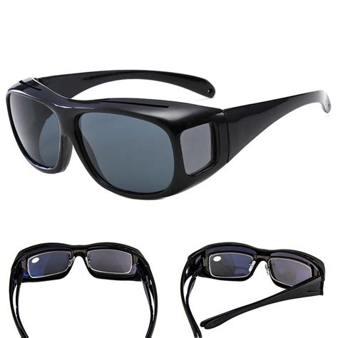 Fit Over Men Cover All Night Vision Uv400 Anti Glare Car Driver