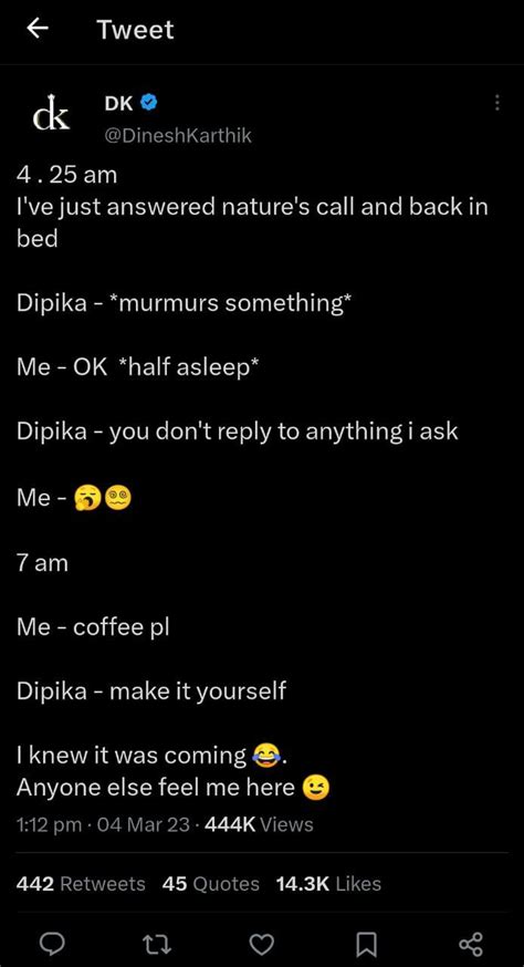 Dinesh Karthik Shared How His Wife Trolled Him At 7 Am The Cricket Lounge