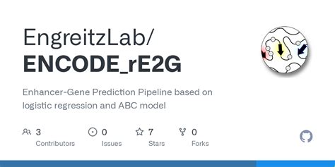 Github Engreitzlab Encode Re G Enhancer Gene Prediction Pipeline Based On Logistic Regression