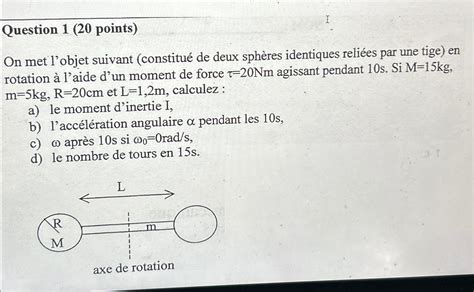 Question 1 20 ﻿pointson Met Lobjet Suivant