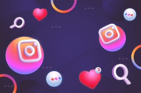 Premium Vector Gradient Instagram Background
