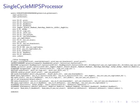 project single cyclemips processor verilog pdf computing technology and computing
