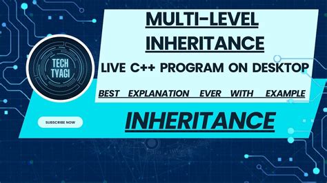 C Program Of Multilevel Inheritance Multilevel Inheritance In C