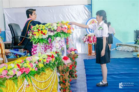 พิธีมอบประกาศนียบัตร โรงเรียนไชยวานวิทยา