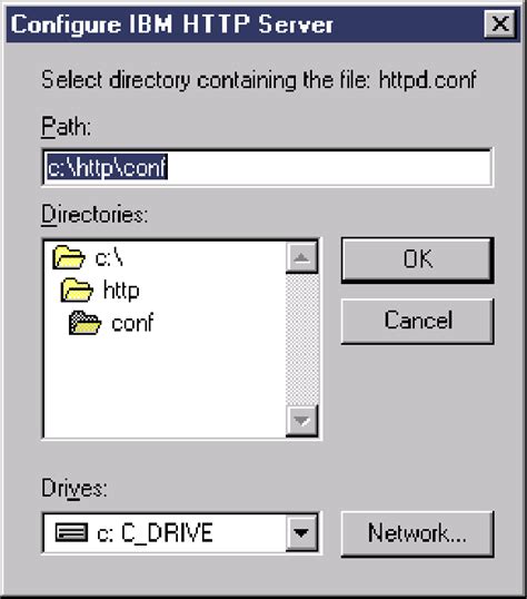 Selecting The Web Servers Configuration Path 7 Click Ok And It Will Download Scientific