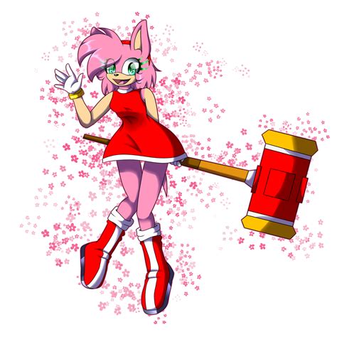 Amy Rose By Xerandra Wolf On Deviantart