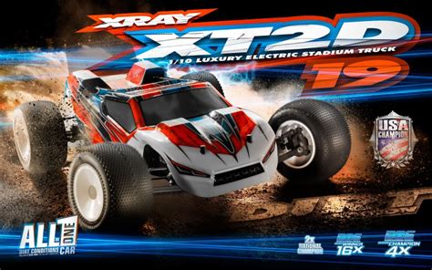XRAY 320203 Xray T2D 2019 2WD 1 10 Electric Stadium Truck Dirt Edition