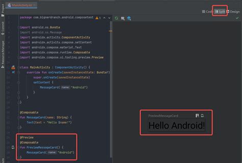 【android jetpackcompose】1、实战聊天界面： compose 可组合函数、用 row 和 column 设计布局