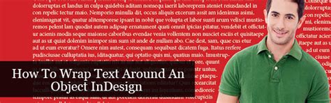how wrap text around an object in indesign creative nerds