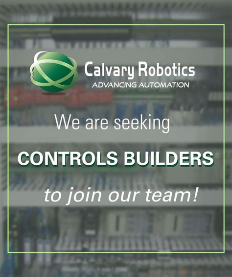 Calvary Robotics On Linkedin Calvary Robotics Is Seeking Controls
