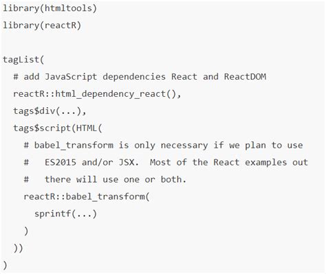 React In R This Post Is Courtesy Of Displayr Who By Klr Medium