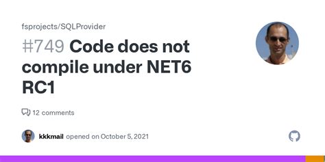 Code Does Not Compile Under Net6 Rc1 · Issue 749 · Fsprojects