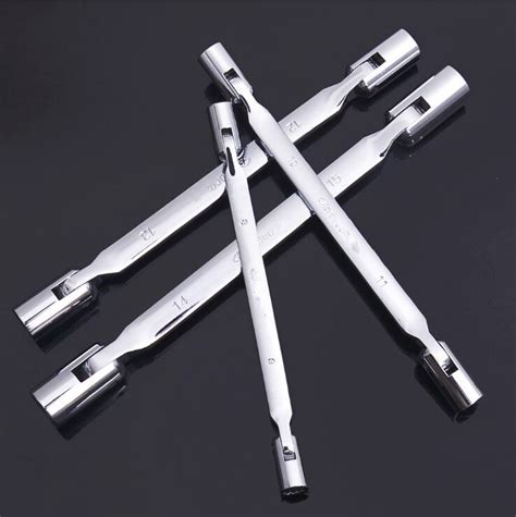 8 19mm Metric Double Flexible Head Socket Wrench S Grandado