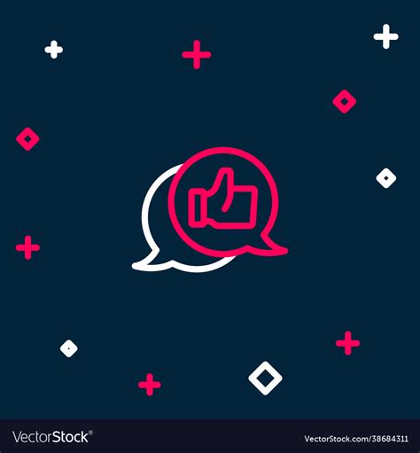 Line Consumer Or Customer Product Rating Icon Vector Image